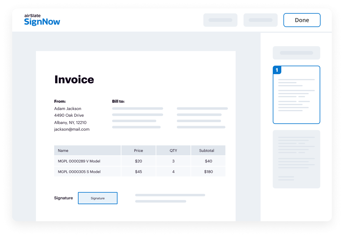Electronic signature - Custom eSignature workflows | signNow