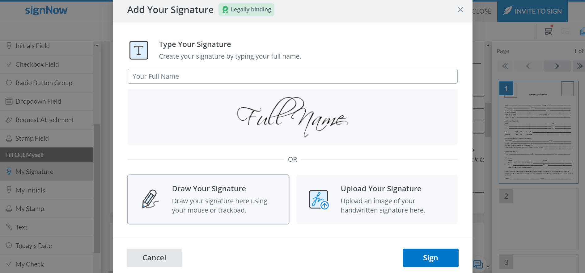 Create a handwritten signature your way | airSlate SignNow
