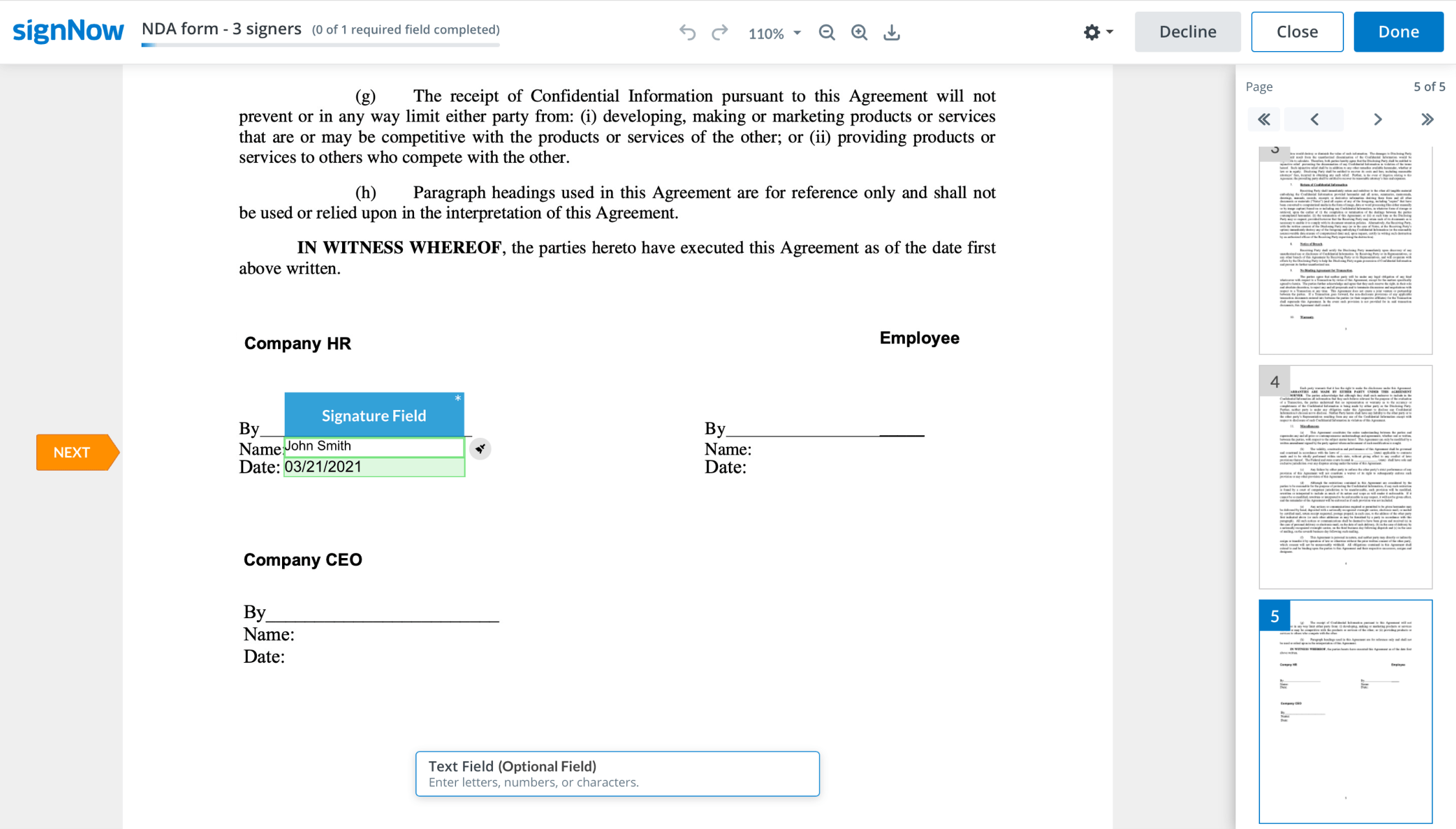 Create Pre Filled Form | airSlate SignNow