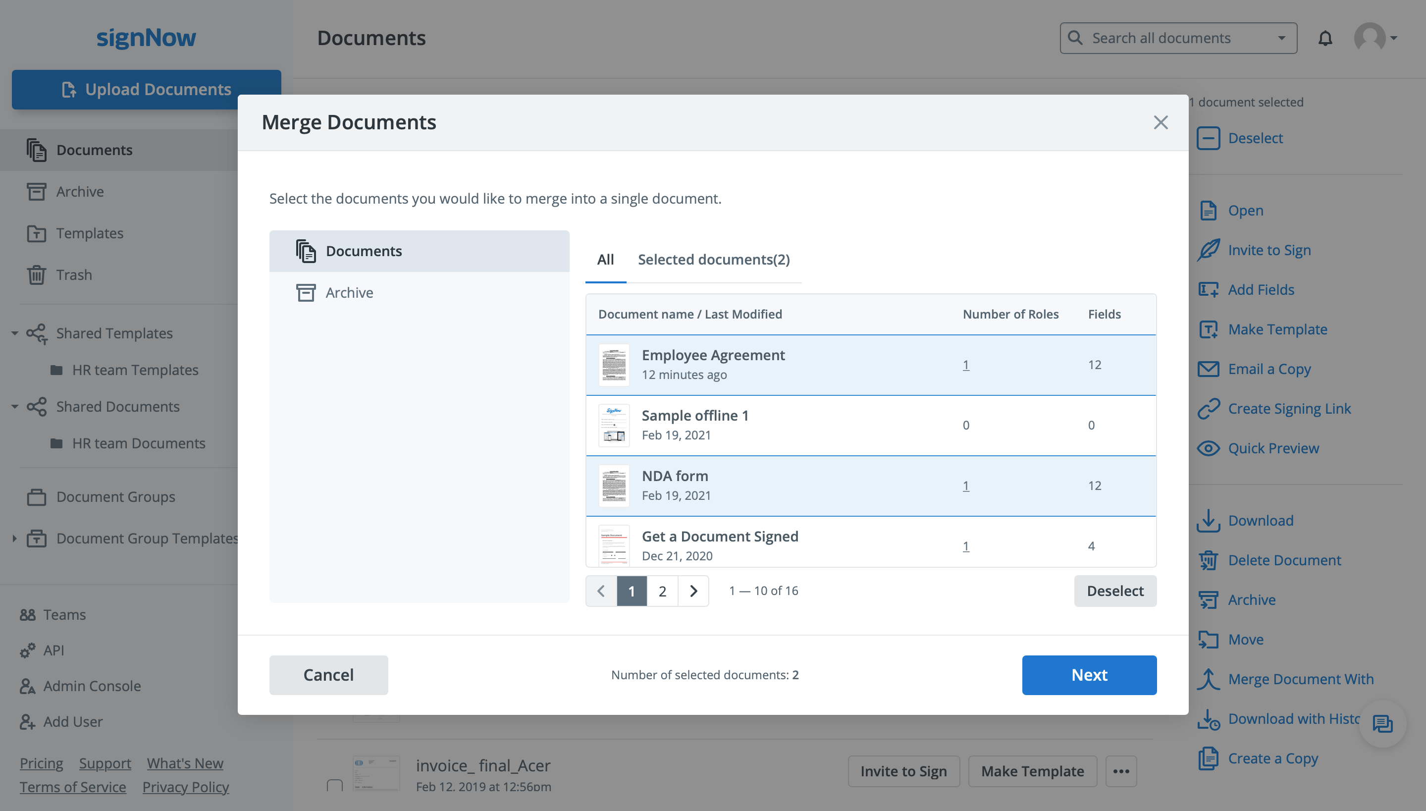 Merge Word Documents into One PDF | airSlate SignNow