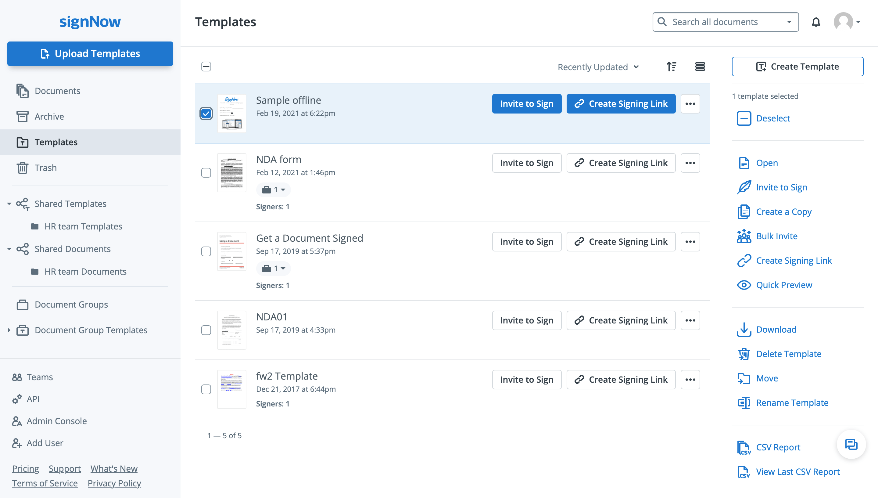 Create Templates Documents Sign | airSlate SignNow