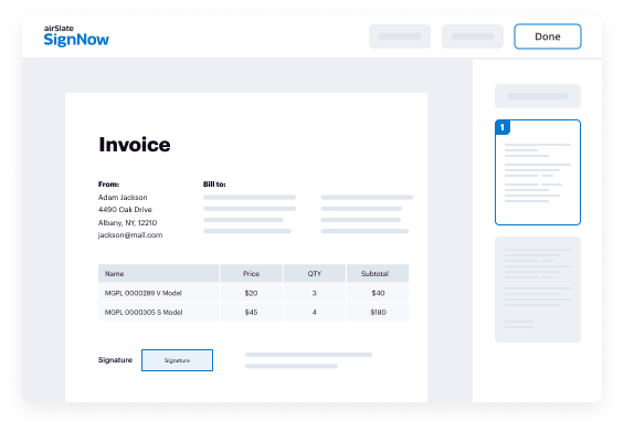 Electronic signature - Custom eSignature workflows | airSlate SignNow