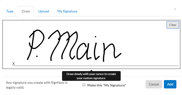 Wet Signature | SignNow